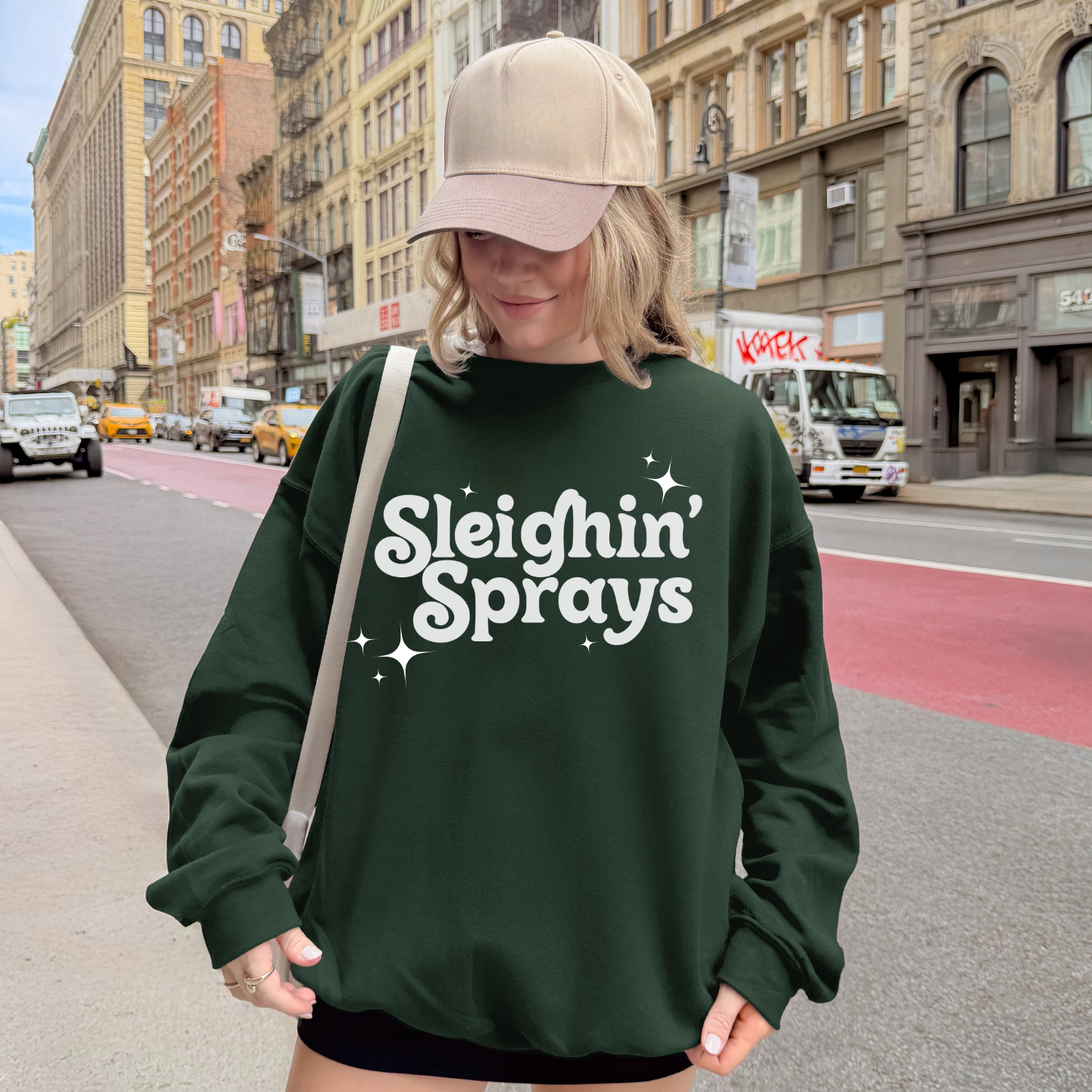 Sleighin' Sprays Christmas Crew – Sunny Hunny Apparel