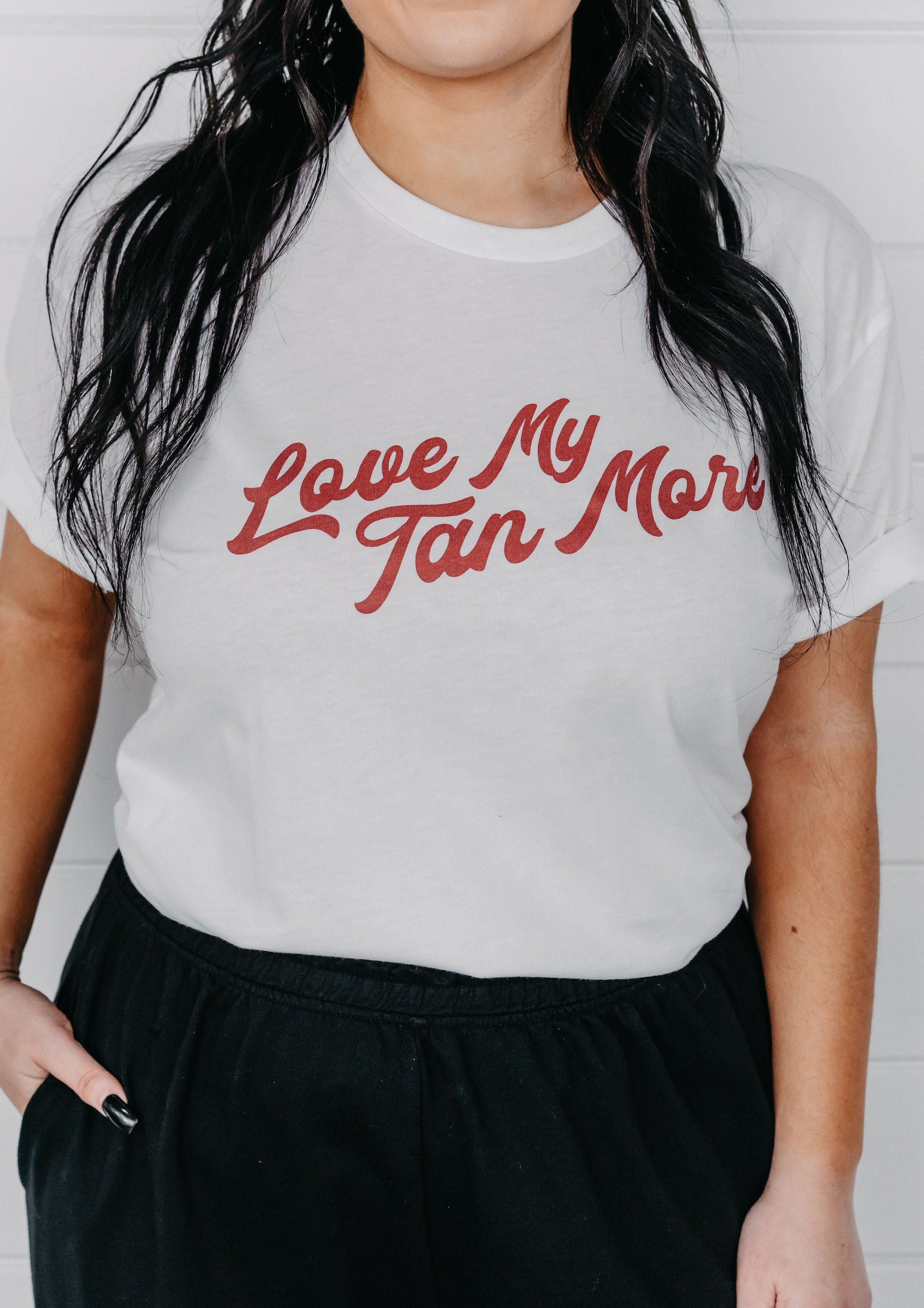 Love My Tan More Graphic Tee – Sunny Hunny Apparel